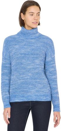 Cecil Space Dye Rollkragenpullover Fountain Blue XXL