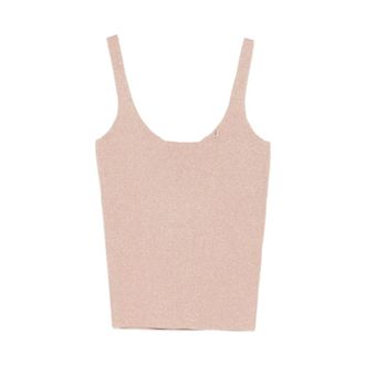 Liu Jo Femme, Tops, Beige, Taille: 44 FR Knit Top