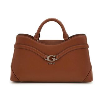 Guess Cognac Schultertasche mit Rei&szlig;verschluss - - Bags - Damen - Braun - ONE SIZE