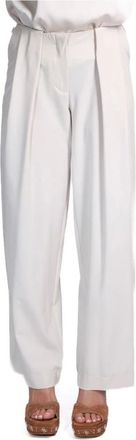 Jijil Femme, Pantalons, Blanc, Taille: 38 FR Jpe26Pa172 Wide Pantalons