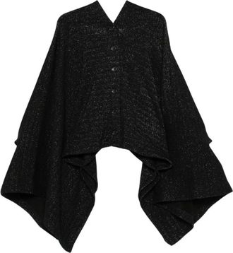 Junya Watanabe Asymmetrischer Strick-Cardigan - - Jackets - Damen - Schwarzk - M