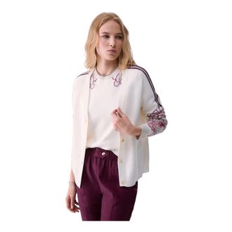 Liu Jo ECS Maglia Aperta M/L - - Knitwear - Damen - Wei&szlig; - S