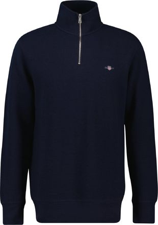 GANT Sweatshirt f&uuml;r Herren, mit halbem Rei&szlig;verschluss (Blau)