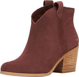 Toms Damen Konstanz Stiefelette, Chestnut Suede, 40 EU