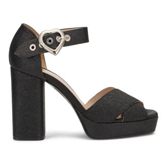 Moschino High-heeled Sandal with Platform - - Shoes - Damen - Schwarzk - 41 EU