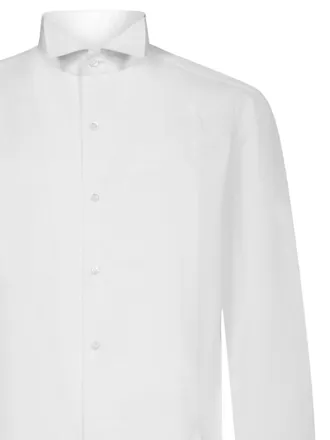 Borrelli Napoli Mens Shirt White Cotton