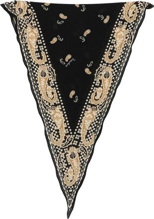 Mantero 1902 Paisley-print Silk Scarf