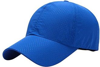 Generic Casquette papa chapeaux pour hommes femmes chapeau de camionneur en coton r&eacute;glable casquettes &agrave; profil bas Armadillo Hat Co, bleu, Taille unique