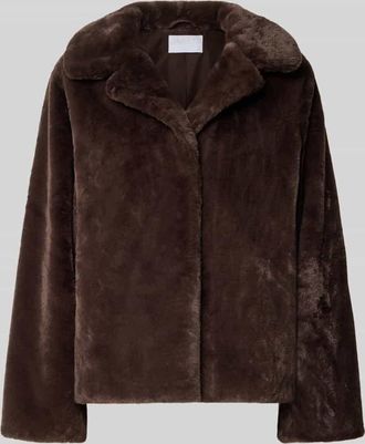 Jake*s Webpelzjacke mit Umlegekragen
