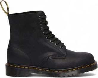 Dr. Martens Homme, Chaussures, Noir, Taille: 43 EU Bottines en cuir pleine fleur cir&eacute;