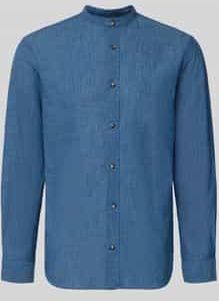 Jack & Jones Regular Fit Freizeithemd aus Baumwoll-Leinen-Mix