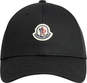 Moncler Moncler Casquette En Gabardine, Femme, Noir, Taille: Uni