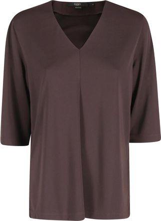 Seventy Femme, Tops, Brun, Taille: 40 FR Tricots Scollo V