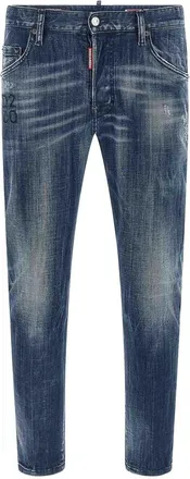 Dsquared2 Straight Leg Jeans - Blau
