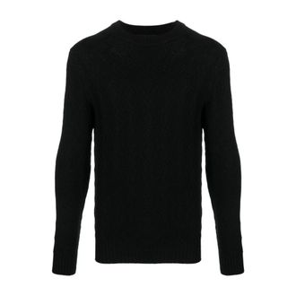 Tagliatore Gael Rundhals-Pullover - - Knitwear - Herren - Schwarzk - 3XL