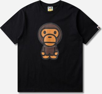A Bathing Ape Men s Big Baby Milo T-Shirt Black