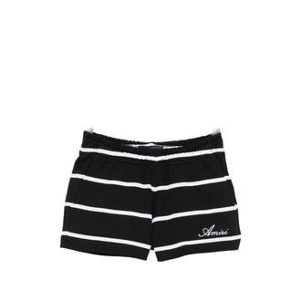 Amiri Striped Sweatshort - - Shorts - Damen - Schwarzk - M