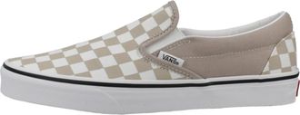 Vans Femme, Sport, Beige, Taille: 38 1/2 EU Classic Slip-On Checkerboard