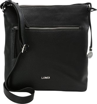 L.Credi Damen New Orleans Umhängetasche Schwarz (Schwarz)