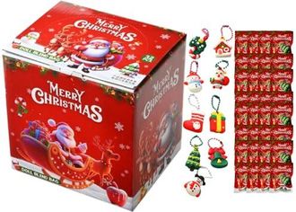 Generic Christmas Bag Charm, Christmas Reindeer Key Chain, Snowmen Cartoon Keyring Toys | for Backpack Wallet Phone Car Handbag Travel School Party Birthday D