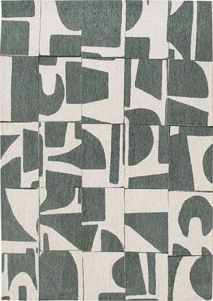 Louis De Poortere Louis De Poortere Teppich Craft Papercut gruen