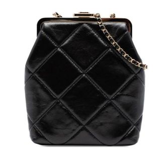 Chanel Pre-owned Vintage Quilted Mini Crossbody - Femme - Pre-owned - Noir - Taille: ONE Size