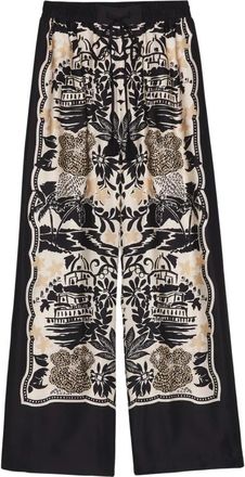 Ermanno Scervino Femme, Pantalons, Multicolore, Taille: 40 FR Pantalon de style pyjama