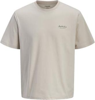 Jack & Jones Jjearchive Graphic Tee SS O-Neck Noos, Beige Clair, XL