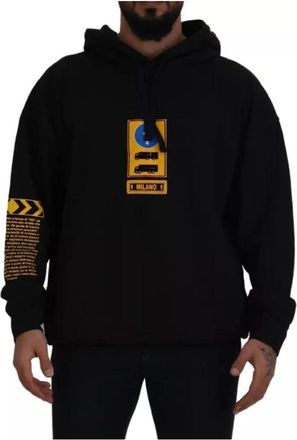 Dolce & Gabbana Milano Sweat &agrave; capuche - Homme - Sweatshirts et sweats &agrave; capuche - Noir - Taille: S