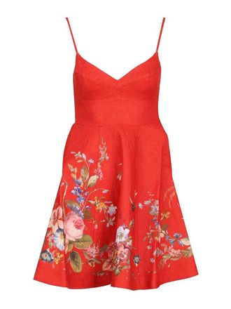 Zimmermann Robe Courte - Rouge