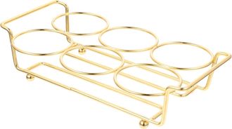 Valiclud Metall Schnapsglashalter mit Flacher Basis Stabiler Bar Shot Glass Rack f&uuml;r Kleine Cocktailgl&auml;ser Margaritas Martini Vielseitiger Wein Spirituosenglas