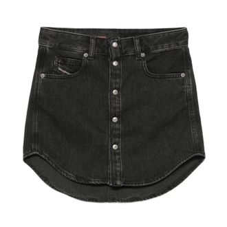Diesel Femme, Jupes, Noir, Taille: W26 Denim Skirts