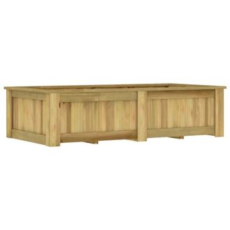 vidaXL Vidaxl - Jardini&egrave;re sur&eacute;lev&eacute;e 196x100x50 cm Bois de pin impr&eacute;gn&eacute;
