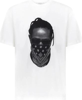 Ih Nom Uh Nit IH NOM UH Nit, Homme, Tops, Blanc, Taille: XS CWY Mask Graphic T-Shirt