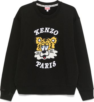 Kenzo sweat à logo brodé - Noir