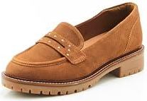 Damart Mocassins Amortyl d&eacute;tails clout&eacute;s Femme Marron Taille 39