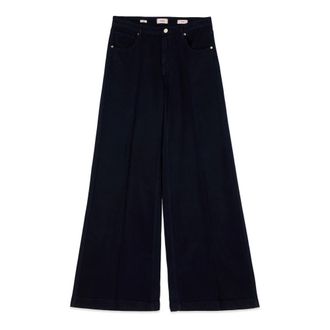 Oltre Palazzo-Hosen - - Trousers - Damen - Blau - S