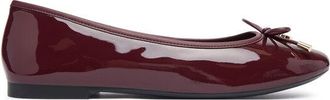 Tommy Hilfiger Ballerinas Th Charm Patent Ballerina FW0FW09481 Dunkelrot