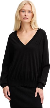 Elisabetta Franchi Damen, Strickwaren, Schwarzk, LGr&ouml;&szlig;e