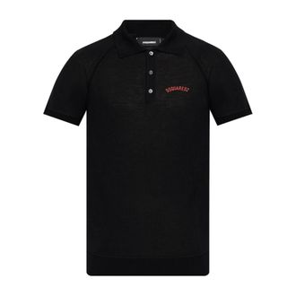 Dsquared2 Polo mit Logo - - Tops - Herren - Schwarzk - 2XL