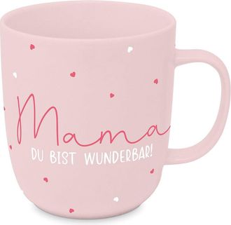 ppd Kaffeebecher Mama, wunderbar, Kaffeetasse Tassen Teetassen Kaffeepott Henkelbecher Mutter