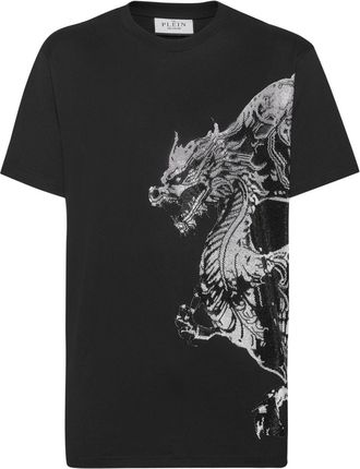 Philipp Plein T-Shirt mit Strassverzierung - Schwarz
