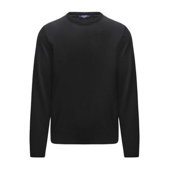 K-Way Sebastien Merino Rundhals-Strickware - - Knitwear - Herren - Schwarzk - M