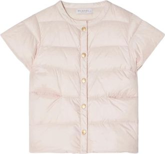 Busnel Femme, Vestes, Rose, Taille: 46 FR Indie Short Sleeved Down Vest