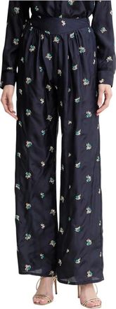 Forte_Forte Damen, Hosen, Blau, XSGr&ouml;&szlig;e