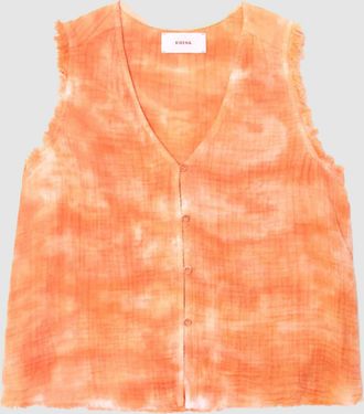 Xirena Top Naomie Sunset Orange, Capsule Lea