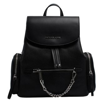 Michael Kors Rucksack aus genarbtem Leder - - Bags - Damen - Schwarzk - ONE SIZE