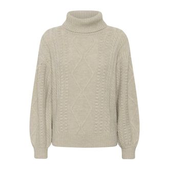 Cream Damen, Strickwaren, Beige, SGr&ouml;&szlig;e