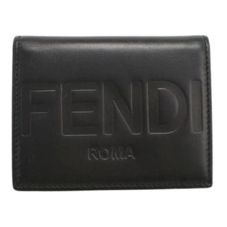 Fendi Portefeuille bi-fold Pre-owned - Femme - Pre-owned - Noir - Taille: ONE Size