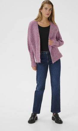 Kaffe Strickjacke KAcuba Strickjacke Regular fit pink